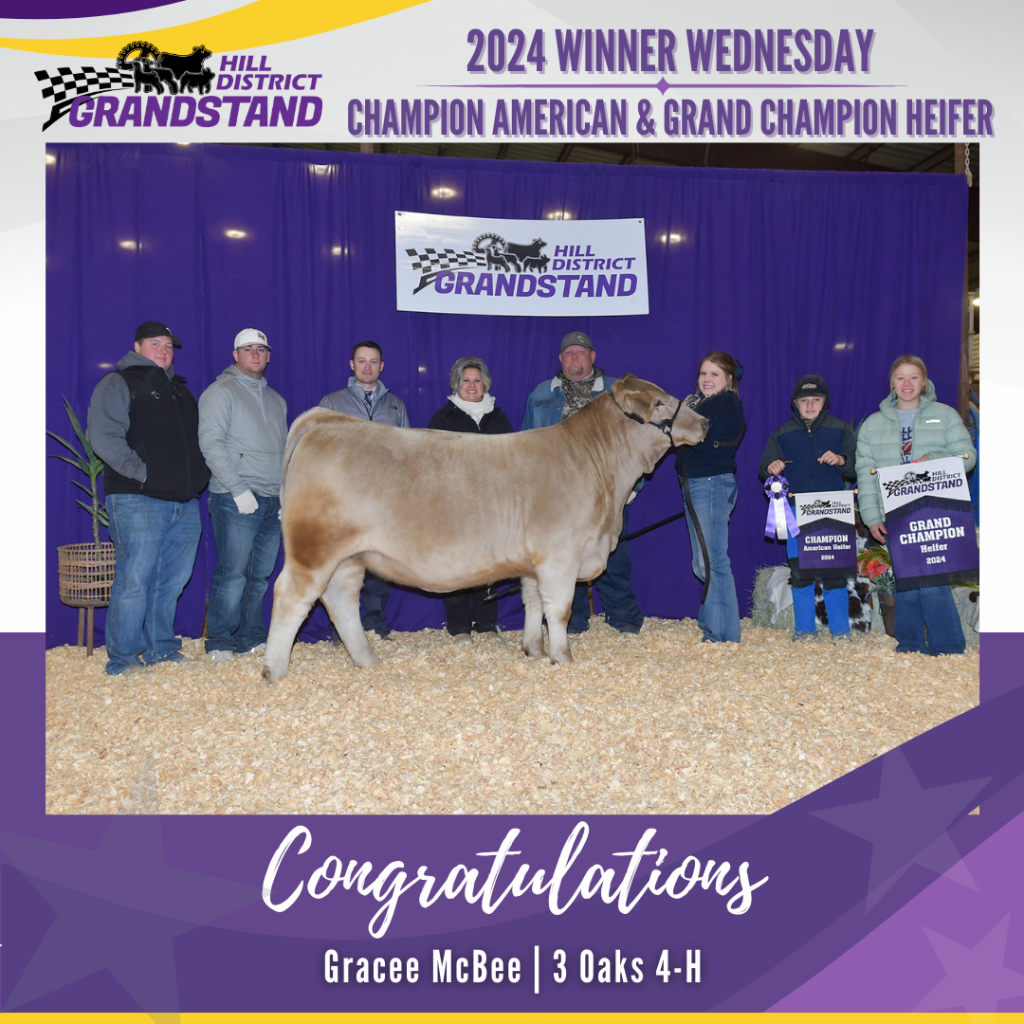 Winner Wednesday Spotlight: Gracee McBee - Hill District Grandstand