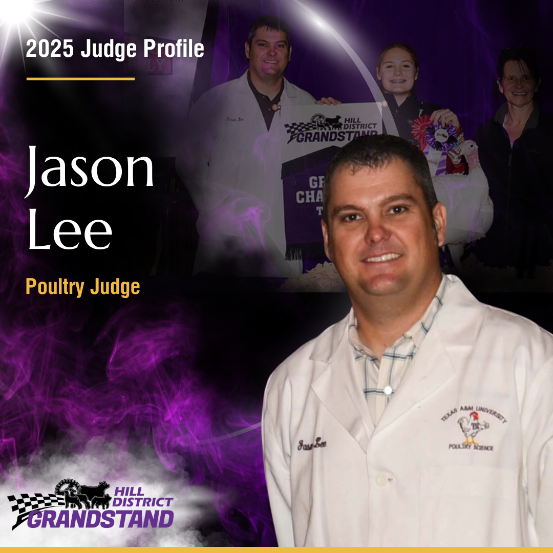 Meet the 2025 Hill District Grandstand Poultry Judge, Jason Lee - Hill ...