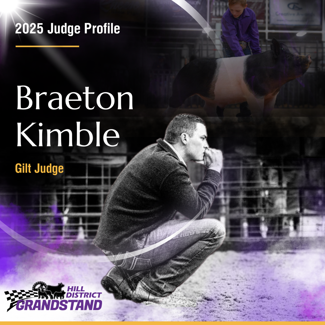 Meet Braeton Kimble, the 2025 Hill District Grandstand Breeding Gilt ...