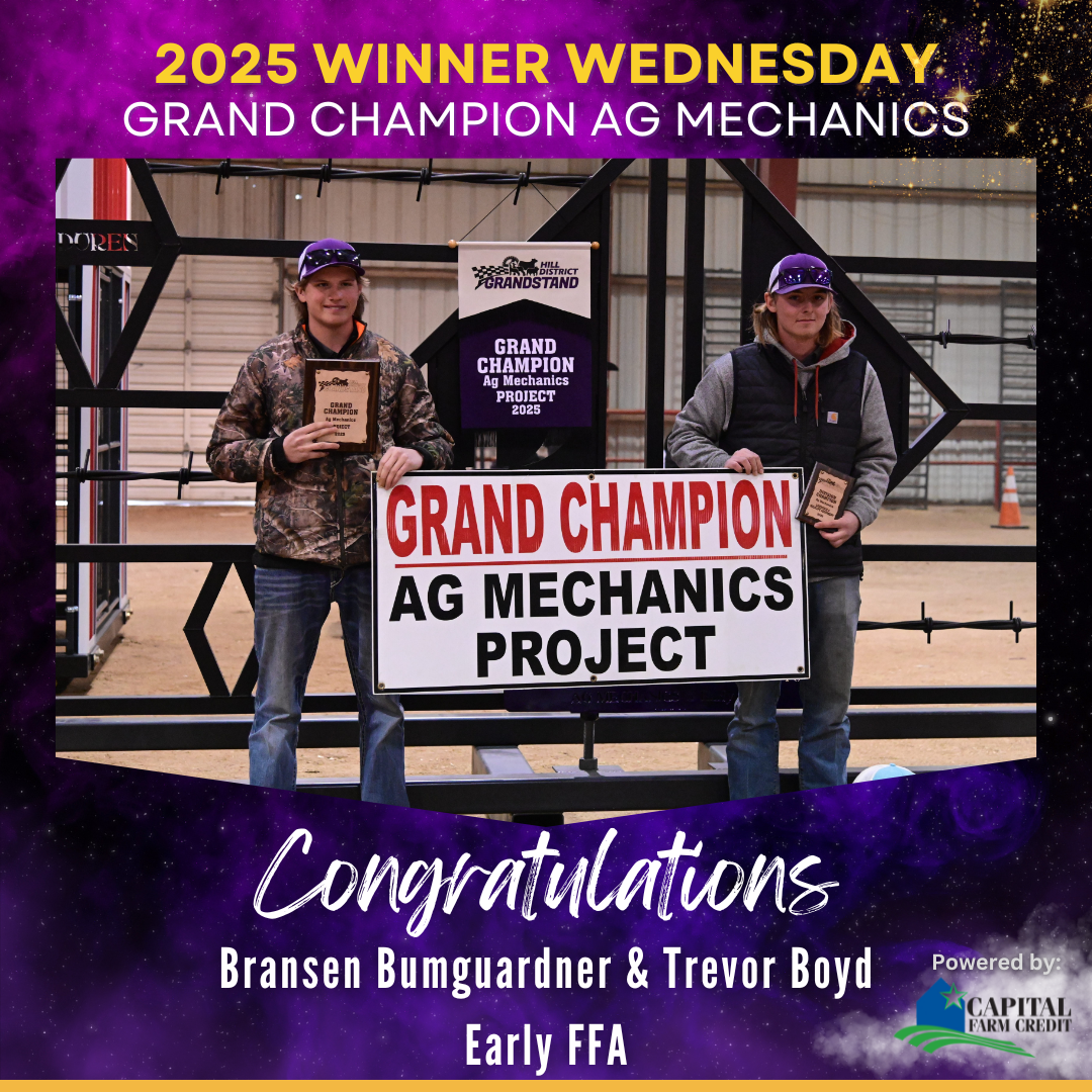 Bransen Bumguardner and Trevor Boyd: Grand Champion Winners for Ag ...